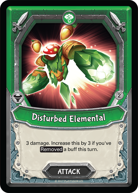 Disturbed Elemental (Claimed) - Mythical - Lightseekers TCG