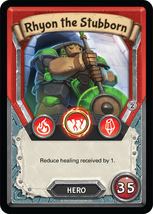 Rhyon the Stubborn (Unclaimed) - Mythical - Lightseekers TCG