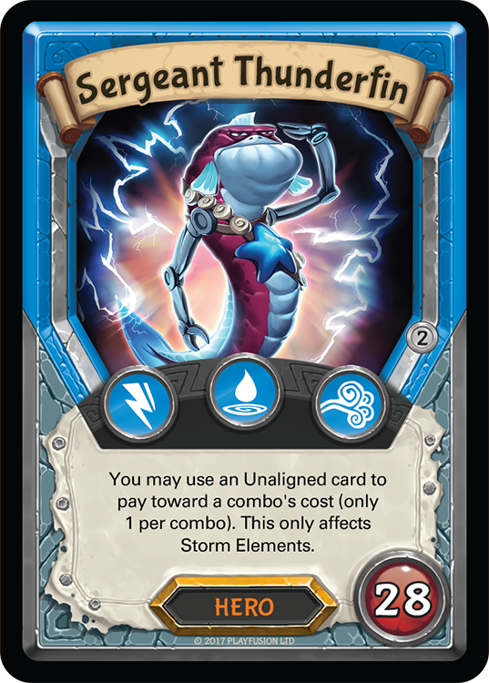 Sergeant Thunderfin (Claimed) - Mythical - Lightseekers TCG