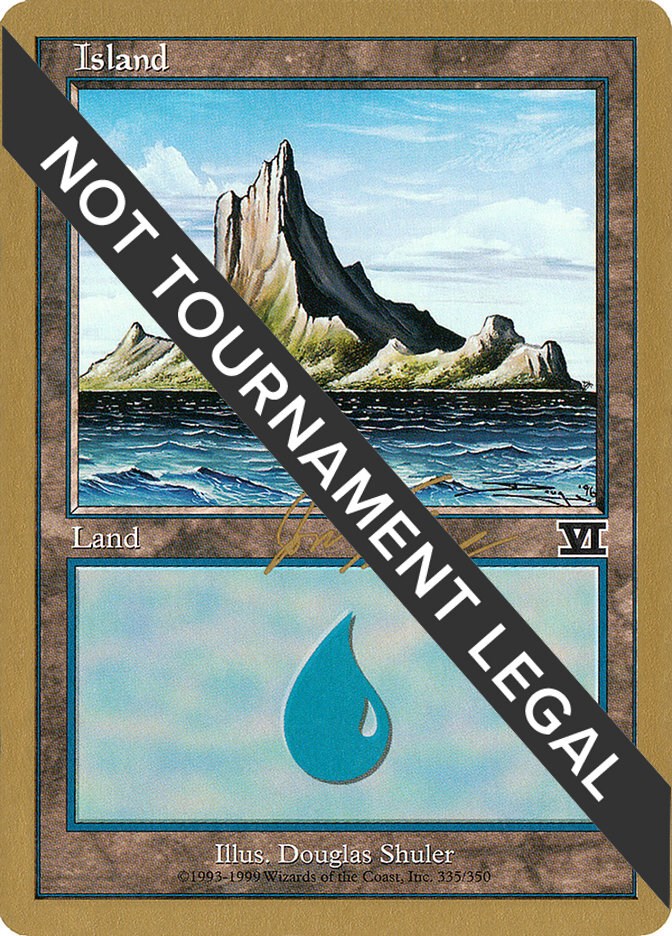 Island (335) - 2000 Jon Finkel (6ED) - World Championship Decks - Magic ...