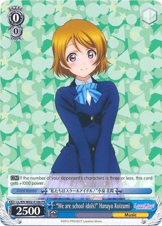 "We are school idols!" Hanayo Koizumi - Love Live! DX Vol.2 - Weiss Schwarz