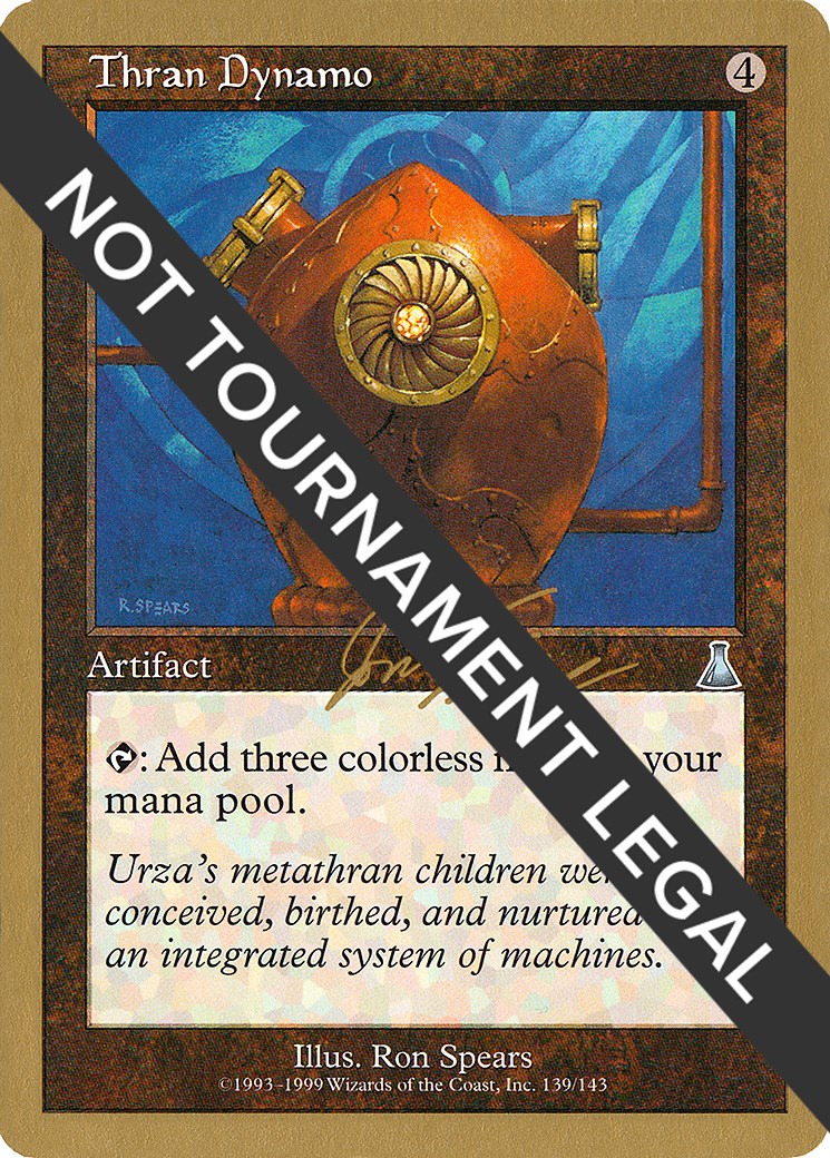 Thran Dynamo - 2000 Jon Finkel (UDS) - World Championship Decks - Magic ...