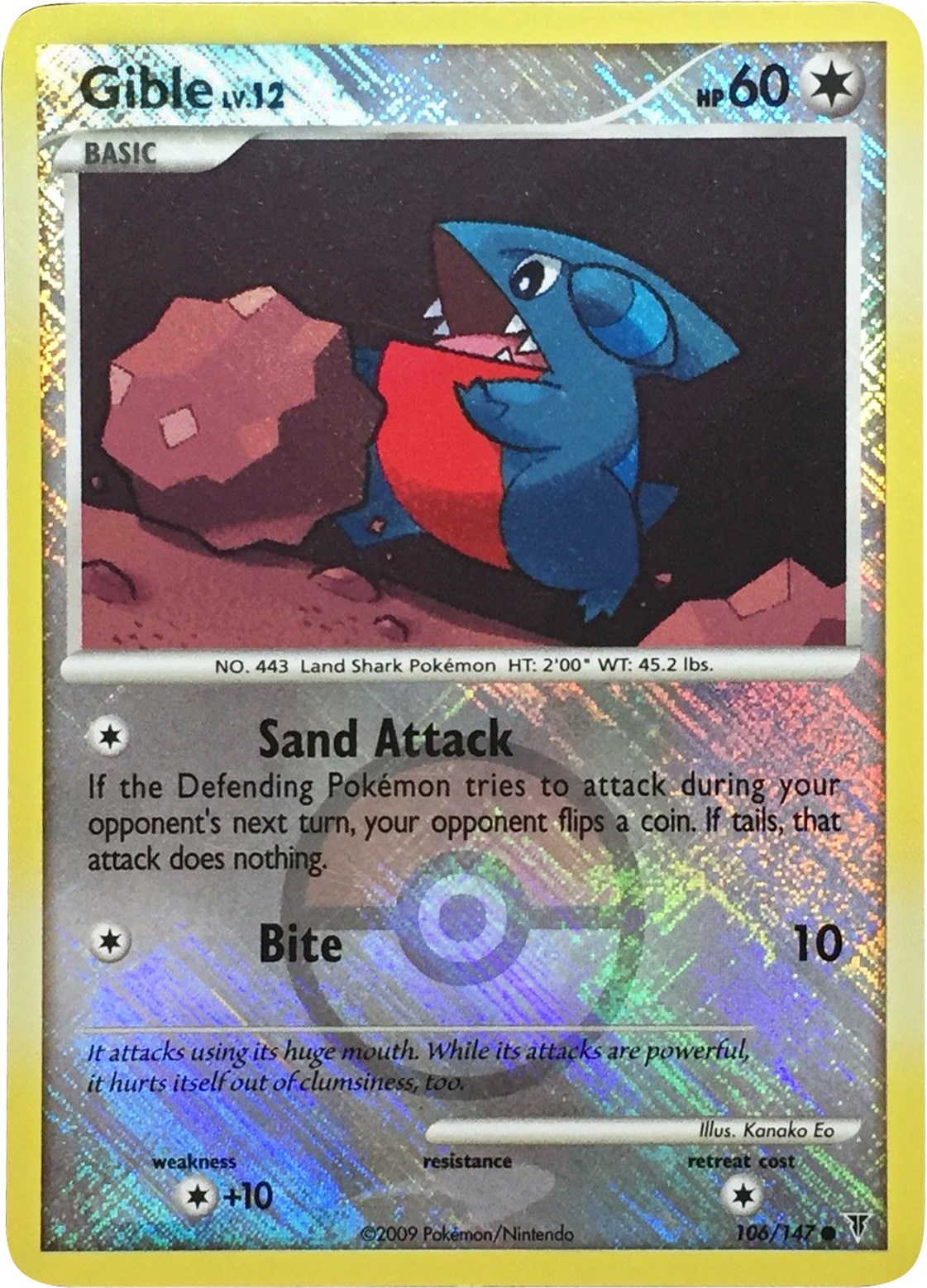 Gible - 106/147 (Championship Promo) - League & Championship Cards ...