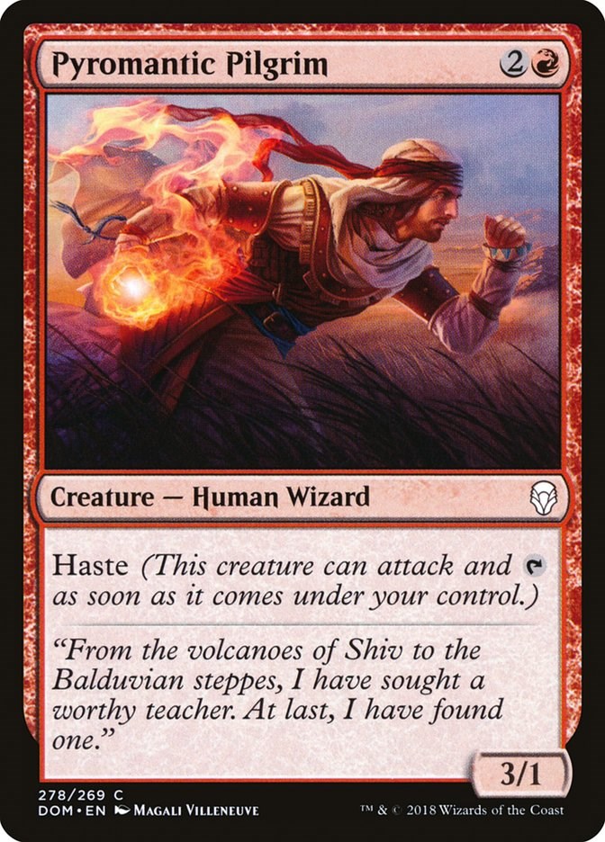 Pyromantic Pilgrim - Dominaria - Magic: The Gathering