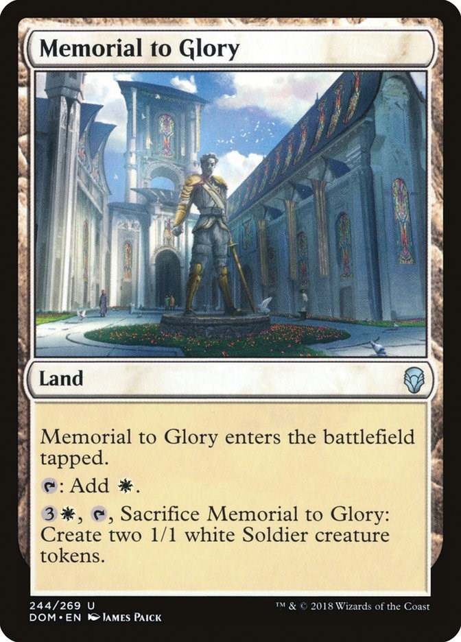 Memorial to Glory - Dominaria - Magic: The Gathering