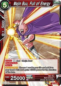 Majin Buu, Full of Energy - Tournament of Power - Dragon Ball Super CCG