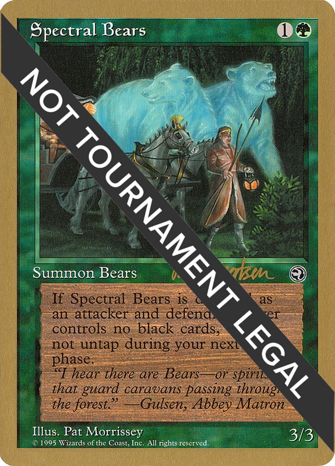 Spectral Bears - 1997 Svend Geertsen (HML) - World Championship Decks - Magic: The Gathering