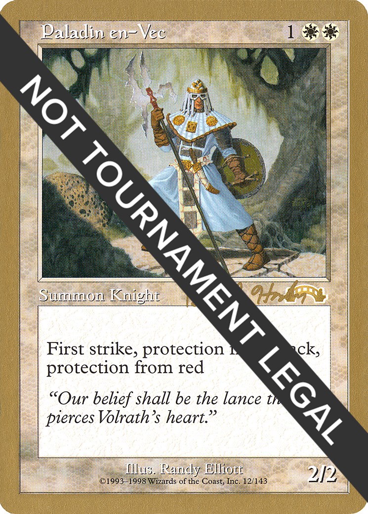 Paladin en-Vec - 1998 Brian Hacker (EXO) - World Championship Decks ...