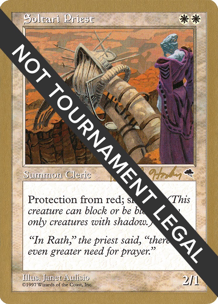 Soltari Priest - 1998 Brian Hacker (TMP) - World Championship Decks ...