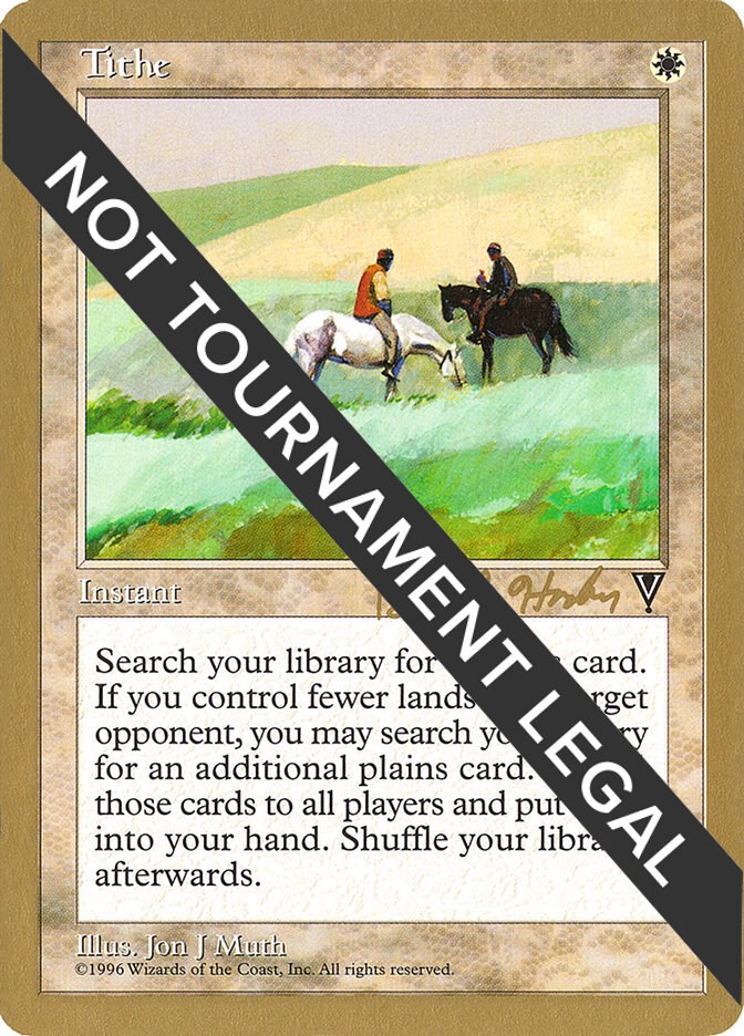 Tithe - 1998 Brian Hacker (VIS) - World Championship Decks - Magic: The ...