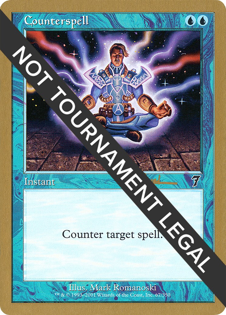 Counterspell - 2001 Antoine Ruel (7ED) - World Championship Decks ...