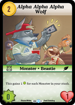 Alpha Alpha Alpha Wolf - Season 1 - Munchkin CCG