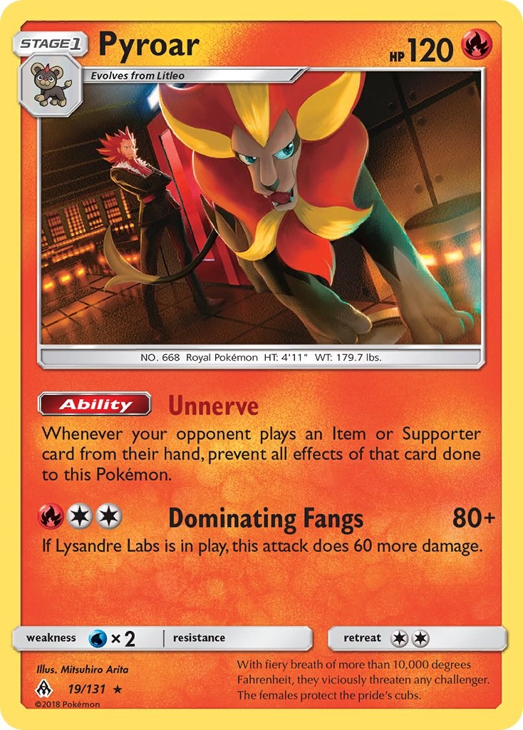 Mega Pyroar Card