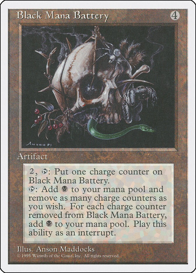 Black Mana Battery - Fourth Edition - Magic: The Gathering