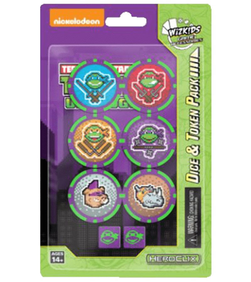 Teenage Mutant Ninja Turtles: Unplugged Dice & Token Pack - Teenage ...