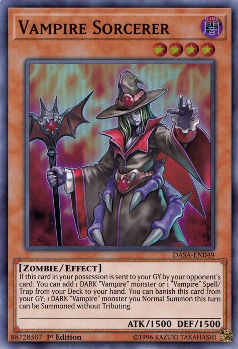 Vampire Sorcerer - Dark Saviors - YuGiOh