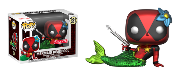 Mermaid Deadpool (Metallic) (Bobble-Head) (Target Exclusive) - Pop ...
