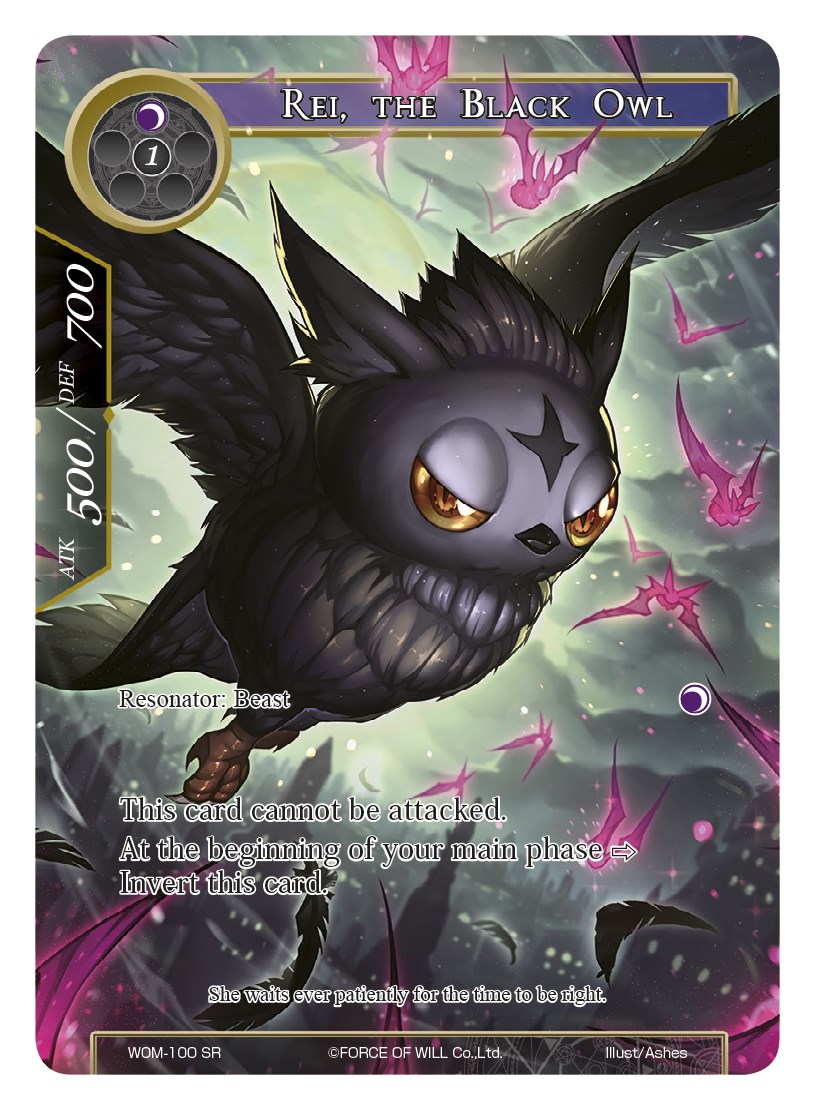 Rei, the Black Owl // Zero (Full Art) - Winds of the Ominous Moon ...