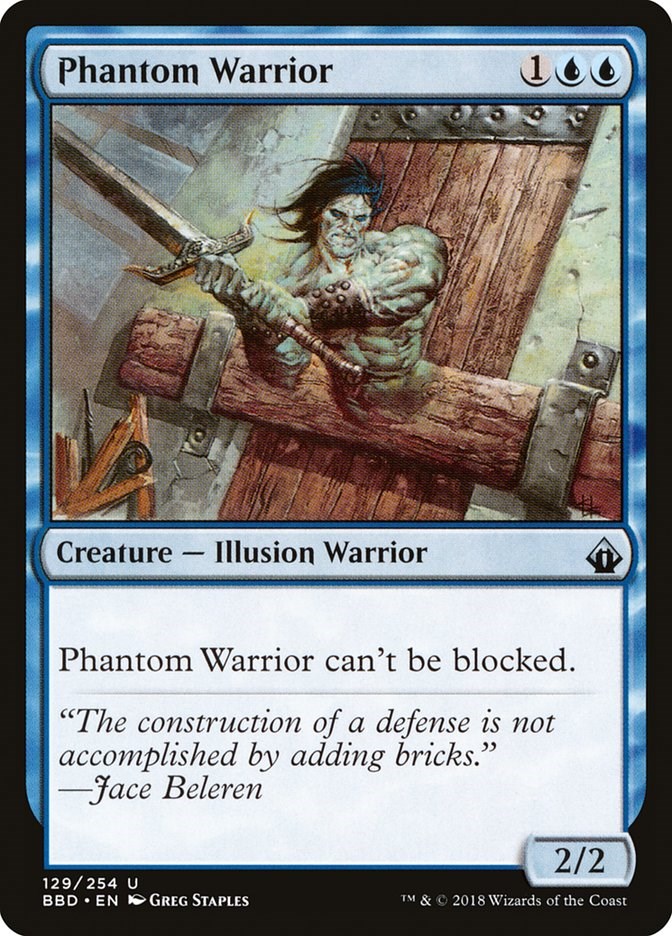 Phantom Warrior - Battlebond - Magic: The Gathering