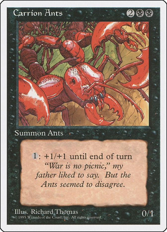 Carrion Ants - Fourth Edition - Magic: The Gathering