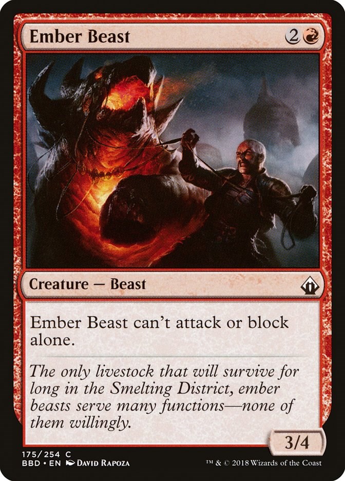 Ember Beast - Battlebond - Magic: The Gathering