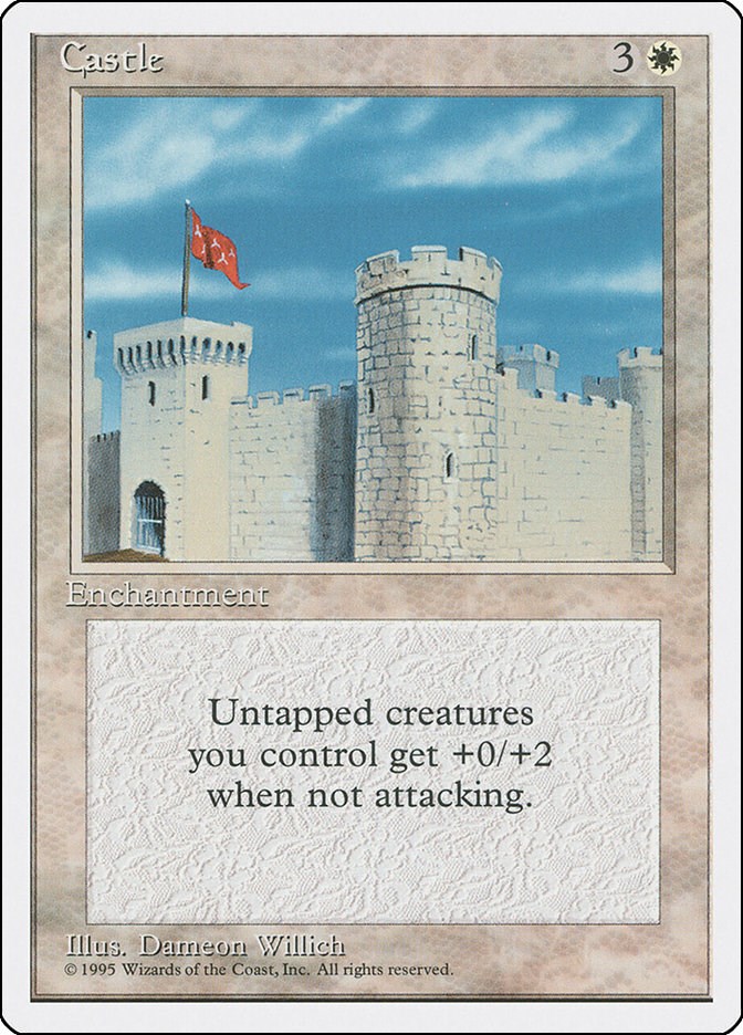 Castle - Fourth Edition - Magic: The Gathering