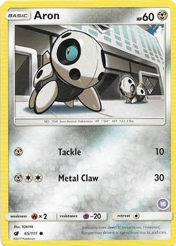 Aron (18) - SM Trainer Kit: Alolan Sandslash & Alolan Ninetales - Pokemon