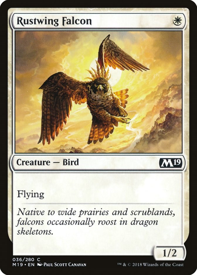 Rustwing Falcon - Core Set 2019 - Magic: The Gathering