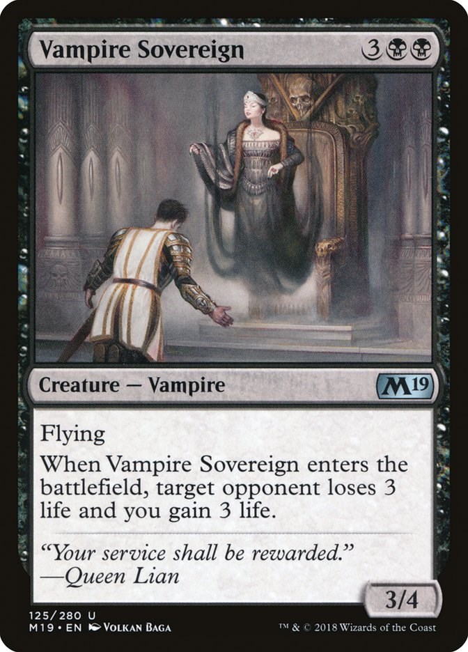 Vampire Sovereign - Core Set 2019 - Magic: The Gathering
