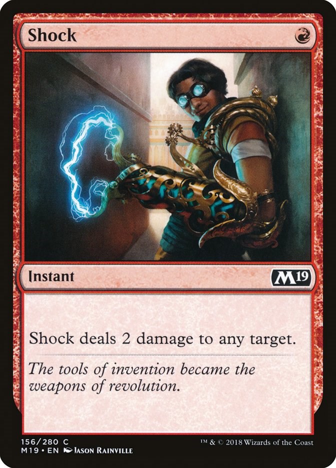 Shock - Core Set 2019 - Magic: The Gathering