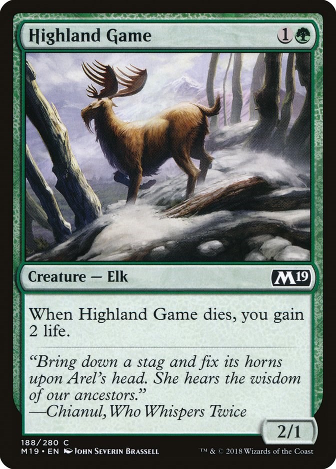 Highland Game - Core Set 2019 - Magic: The Gathering