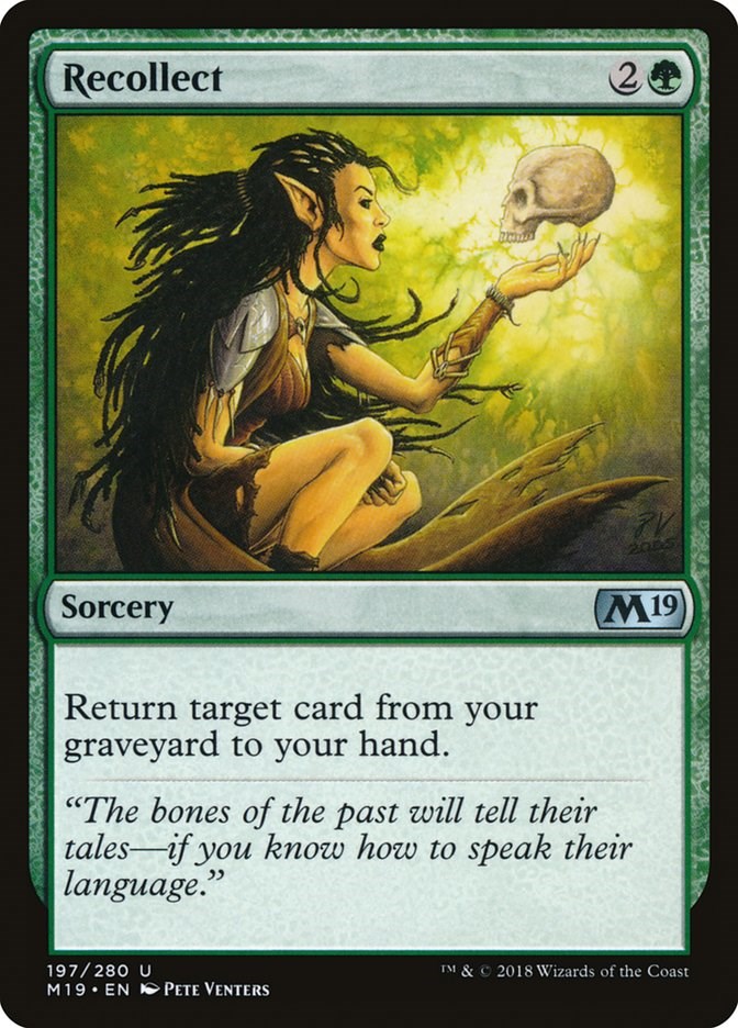 Recollect - Core Set 2019 - Magic: The Gathering