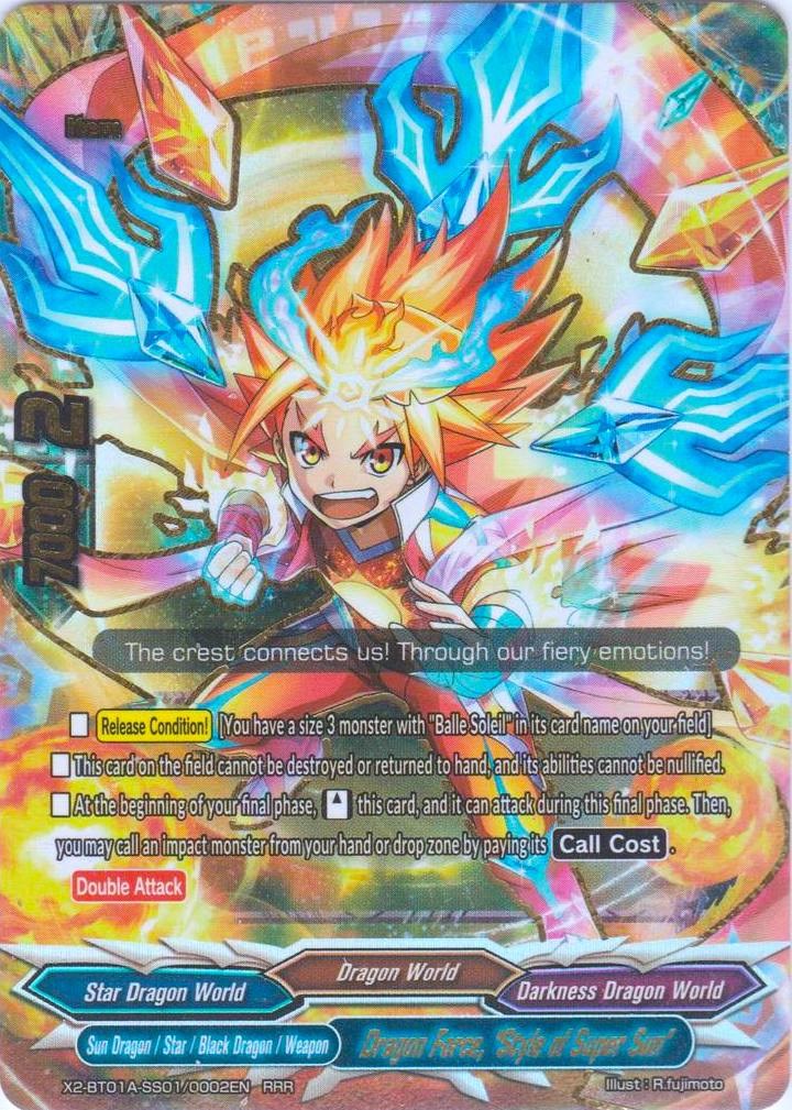Dragon Force, "Style of Super Sun" - Solar Strife - Future Card BuddyFight