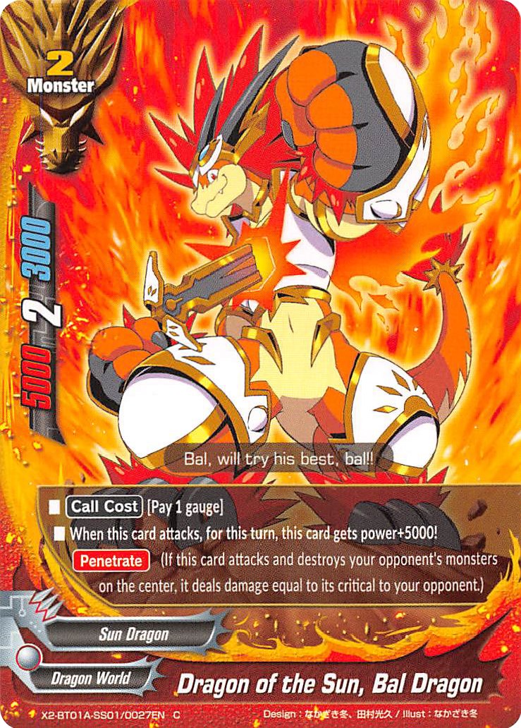 Dragon of the Sun, Bal Dragon - Solar Strife - Future Card BuddyFight