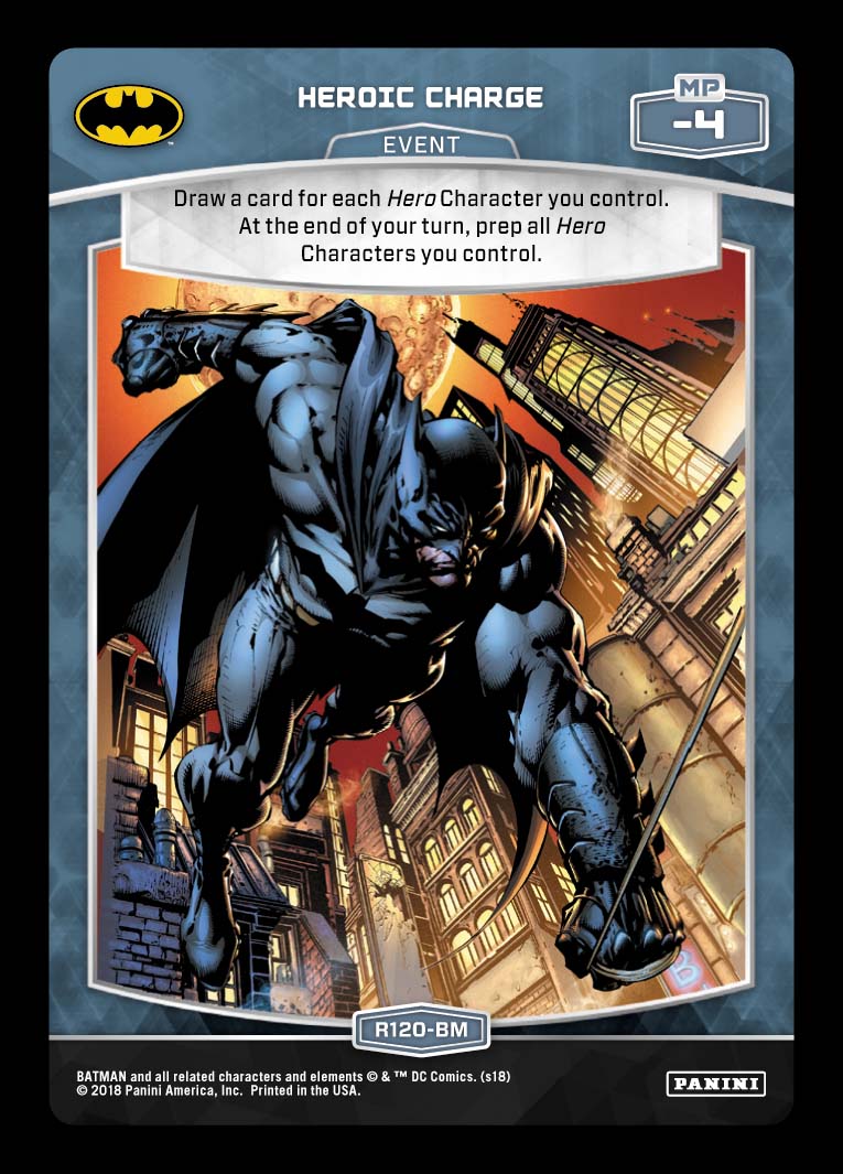 Heroic Charge - Batman - MetaX TCG