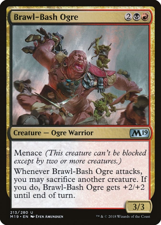 Brawl-Bash Ogre - Core Set 2019 - Magic: The Gathering
