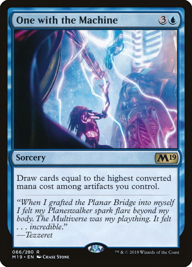 One with the Machine - Core Set 2019 - Magic: The Gathering