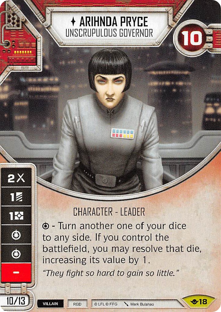 Arihnda Pryce - Unscrupulous Governor - Way of the Force - Star Wars ...