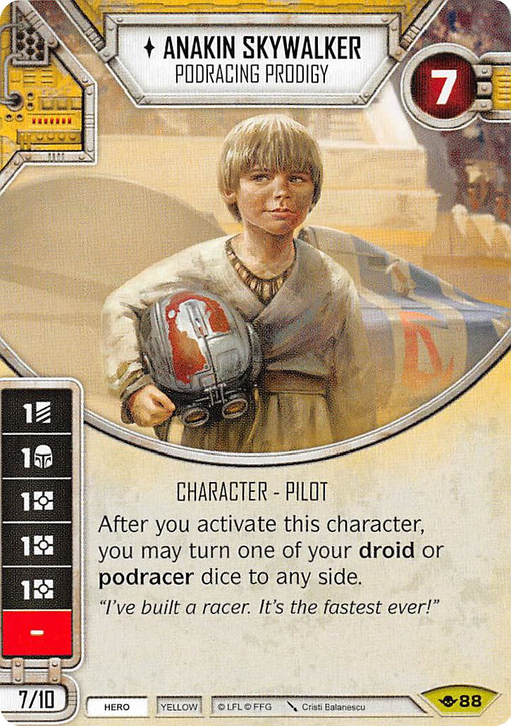 Anakin Skywalker - Podracing Prodigy (Card Only) - Way of the Force ...