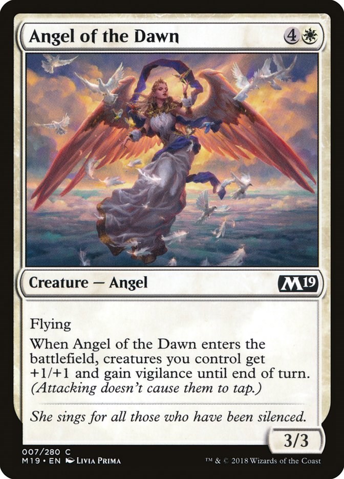 Angel of the Dawn - Core Set 2019 - Magic: The Gathering