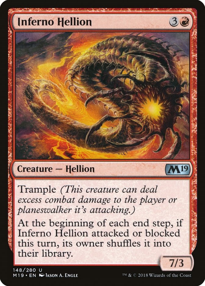 Inferno Hellion - Core Set 2019 - Magic: The Gathering
