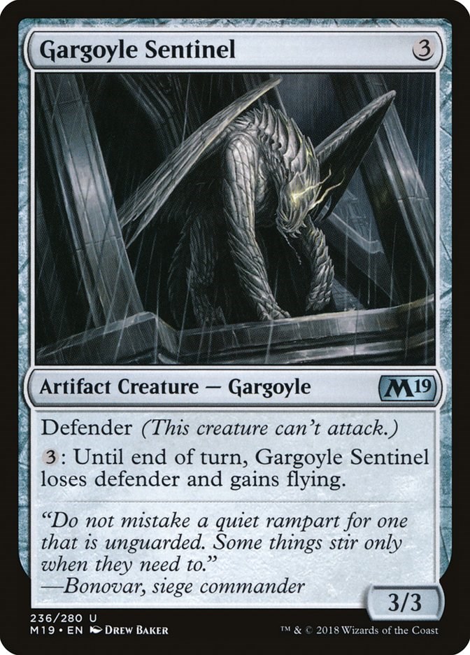 Gargoyle Sentinel - Core Set 2019 - Magic: The Gathering