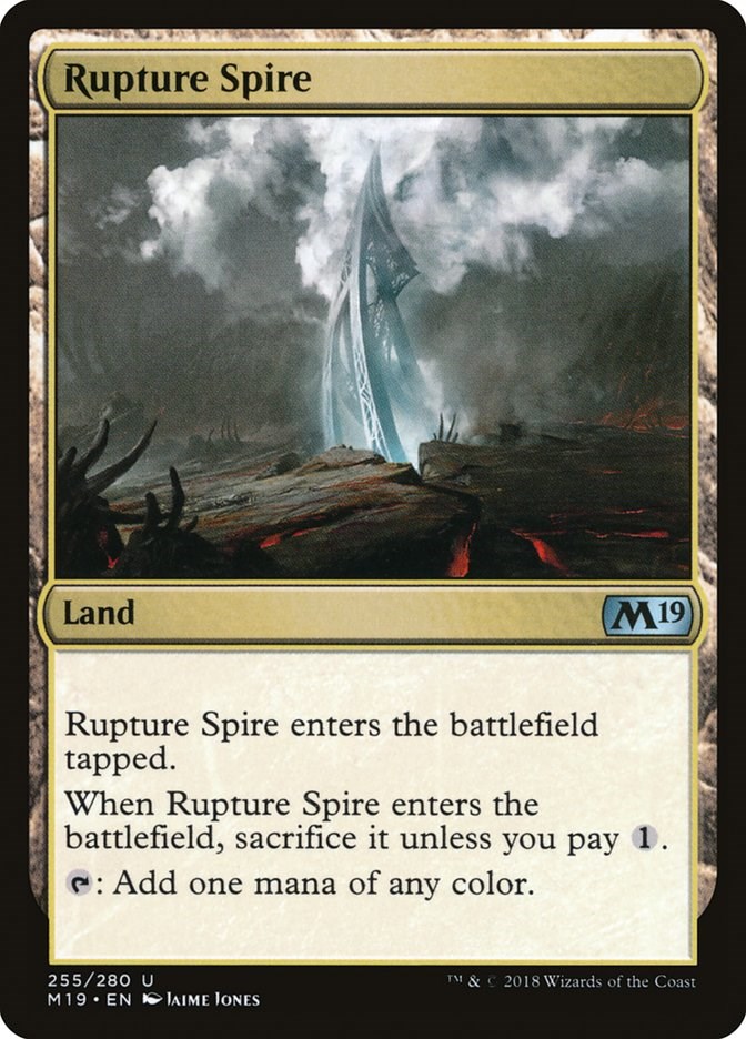 Rupture Spire - Core Set 2019 - Magic: The Gathering