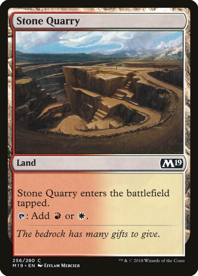 Stone Quarry - Core Set 2019 - Magic: The Gathering