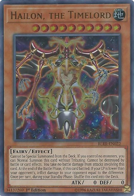 Hailon, the Timelord - Battles of Legend: Relentless Revenge - YuGiOh