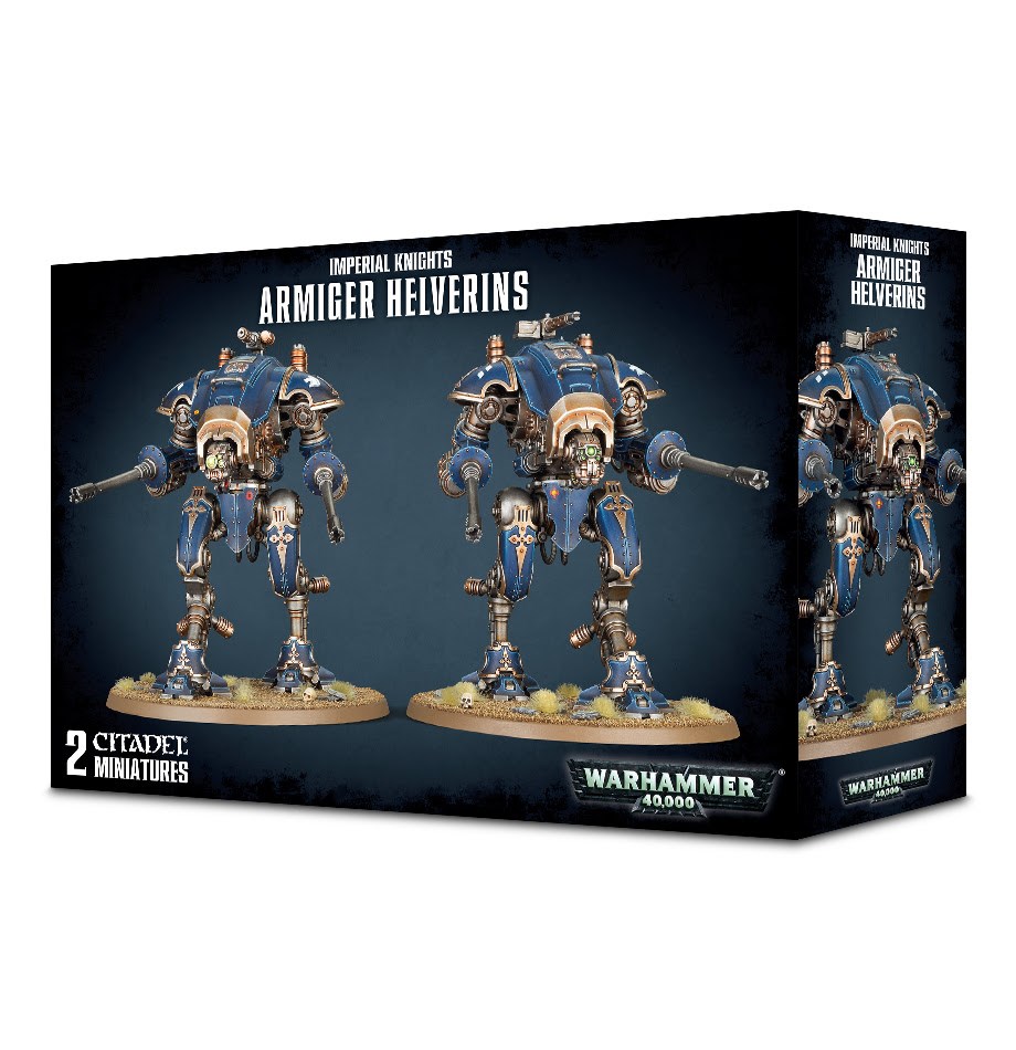 Warhammer 40K: Imperial Knights - Armiger Helverins - Warhammer Plastic ...