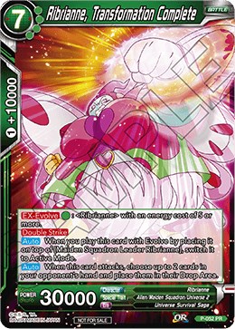 Ribrianne, Transformation Complete - Promotion Cards - Dragon Ball ...