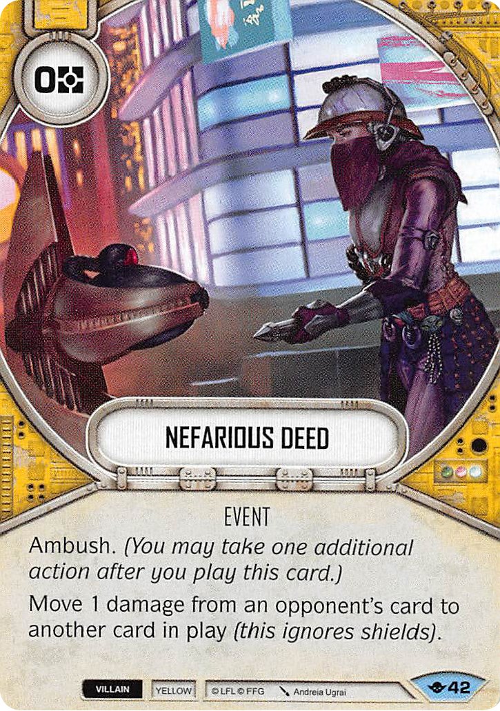 Nefarious Deed - Way of the Force - Star Wars: Destiny