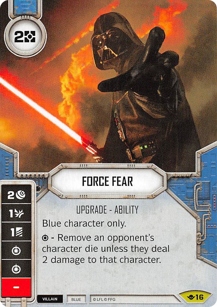 Force Fear (Card Only) - Way of the Force - Star Wars: Destiny