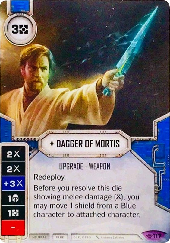 Dagger of Mortis (Card Only) - Way of the Force - Star Wars: Destiny